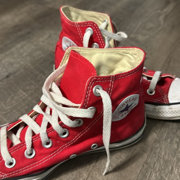 Converse | Shoes | Red Converse Chuck Taylor | Poshmark